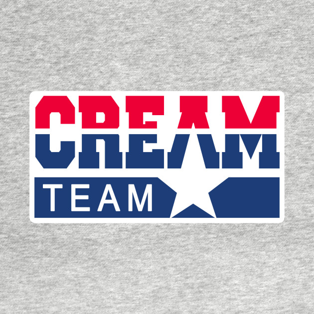 Cream Team - Design - T-Shirt | TeePublic