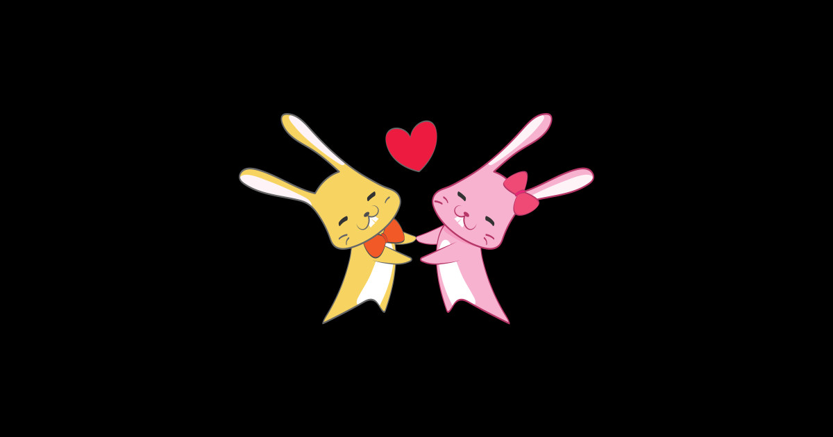 Hug Bunny - Hug Bunny - Sticker | TeePublic