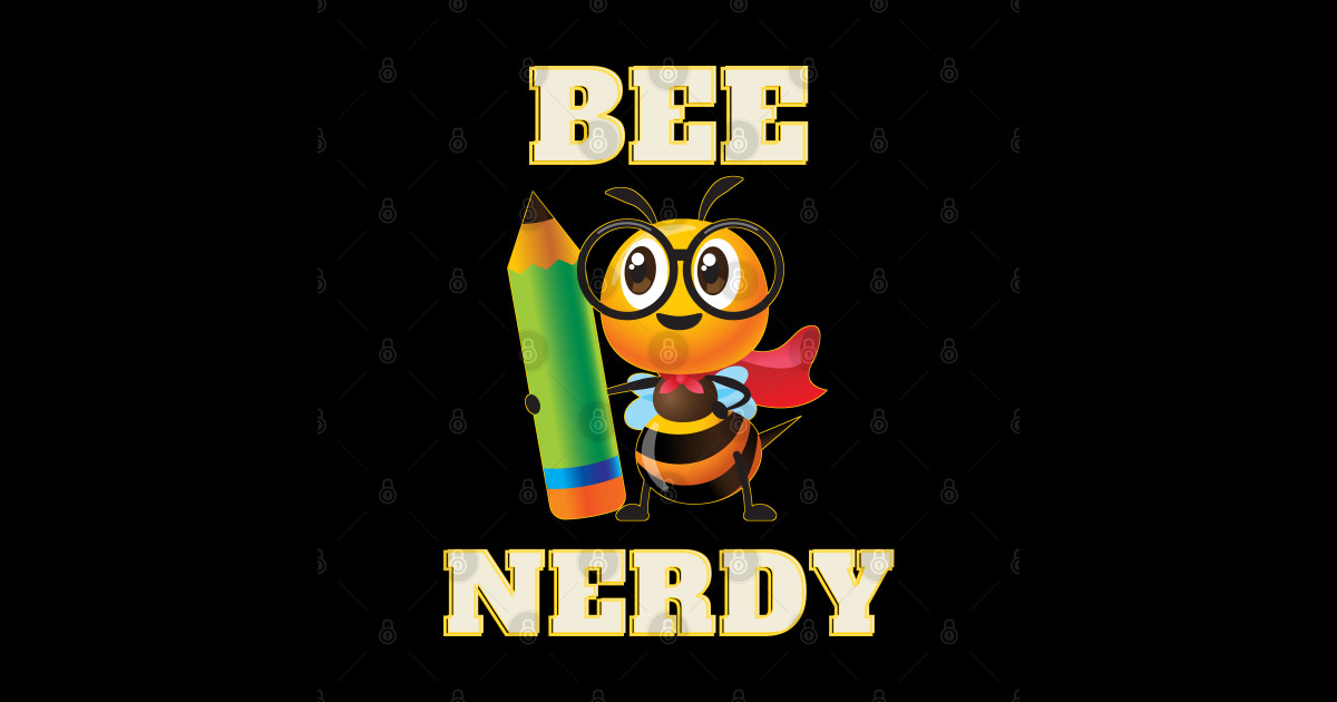 Bee Nerdy - Nerds - Sticker | TeePublic