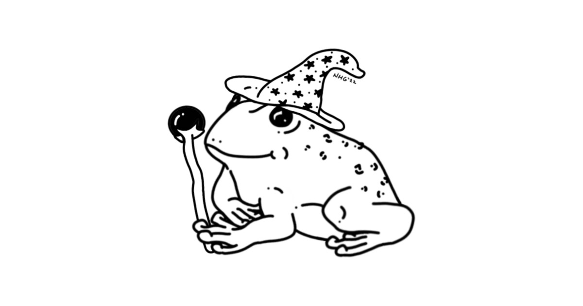Wizard Frog - Frog - T-Shirt | TeePublic