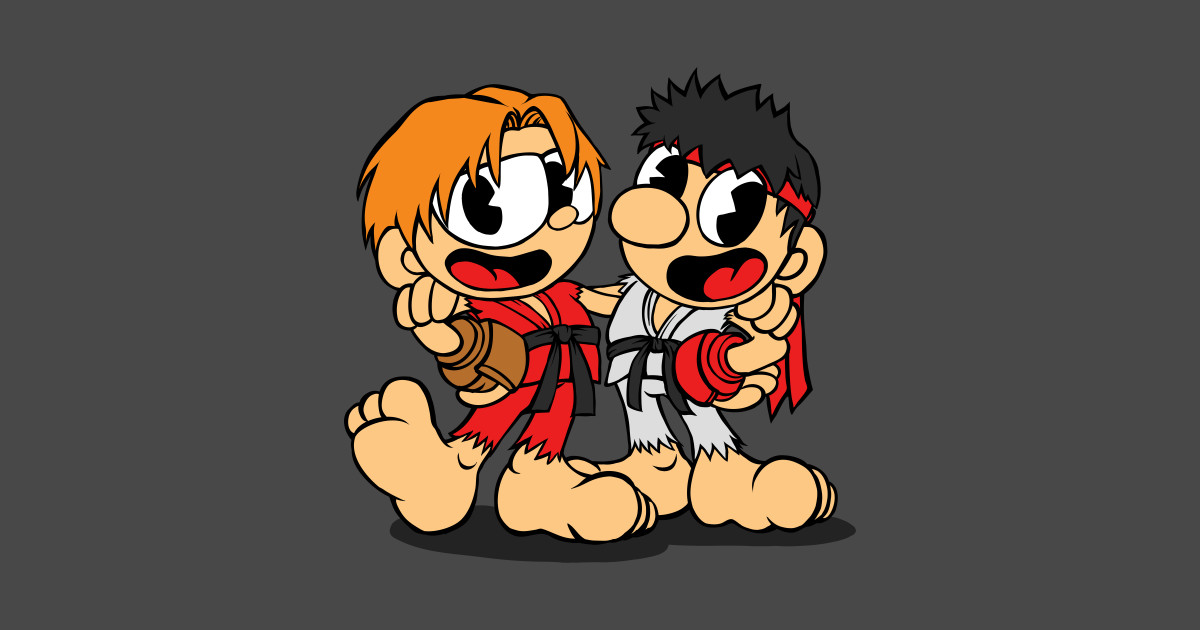 fighter head - Fighting Game - T-Shirt | TeePublic