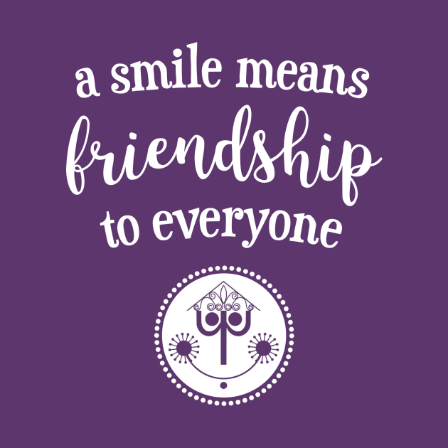 A Smile Means Friendship - Disney - T-Shirt | TeePublic