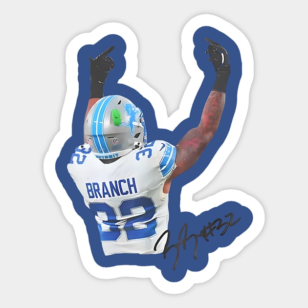 Brian Branch - Brian Branch - Sticker | TeePublic