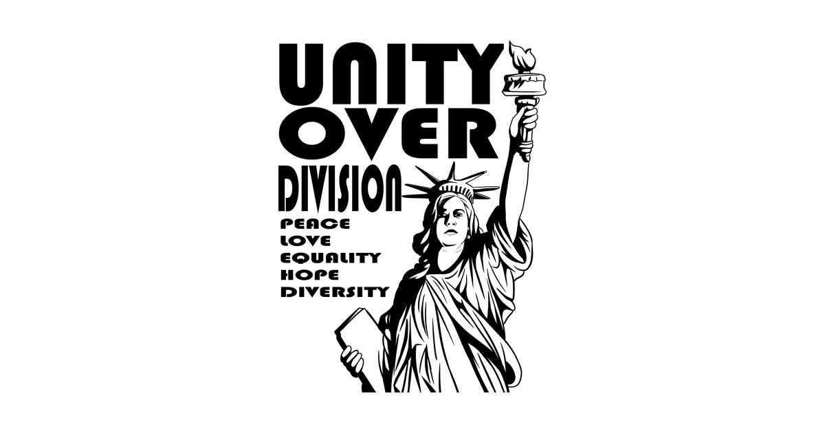 Unity-Uver-Division - Unity Over Division - T-Shirt | TeePublic