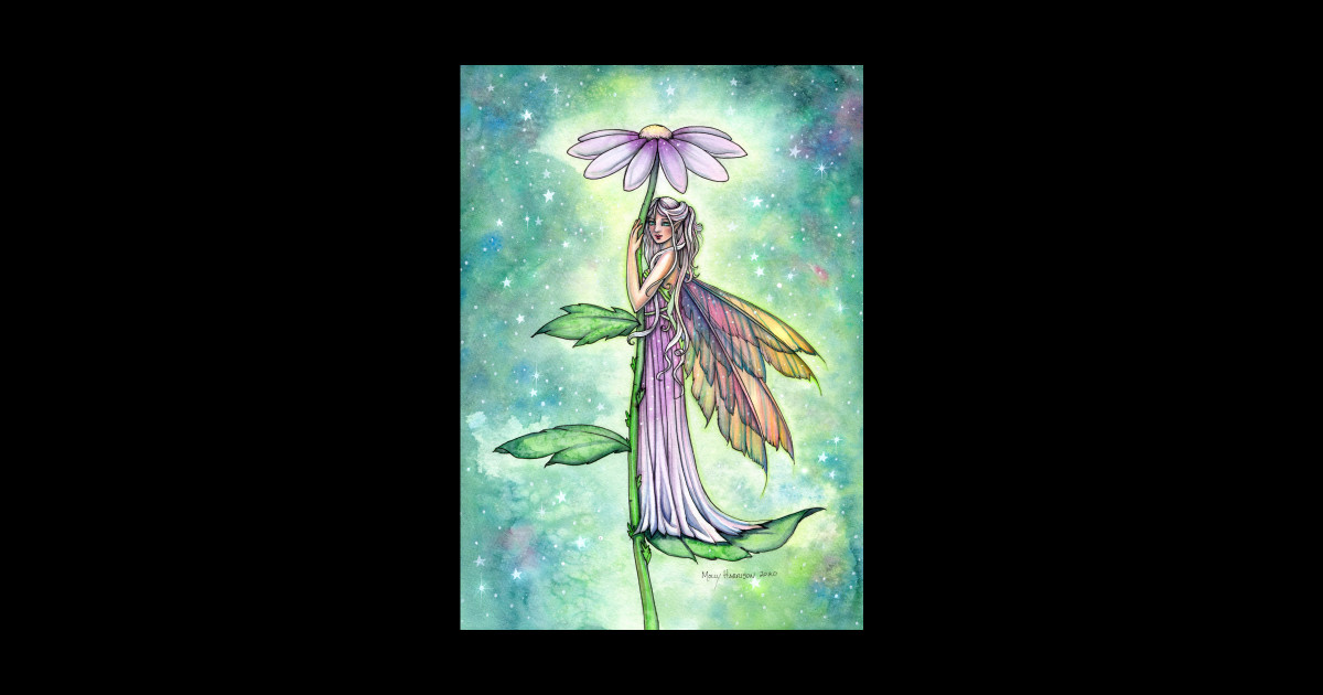 Starry Garden Fairy Fantasy Artwork by Molly Harrison - Fairy - Posters ...