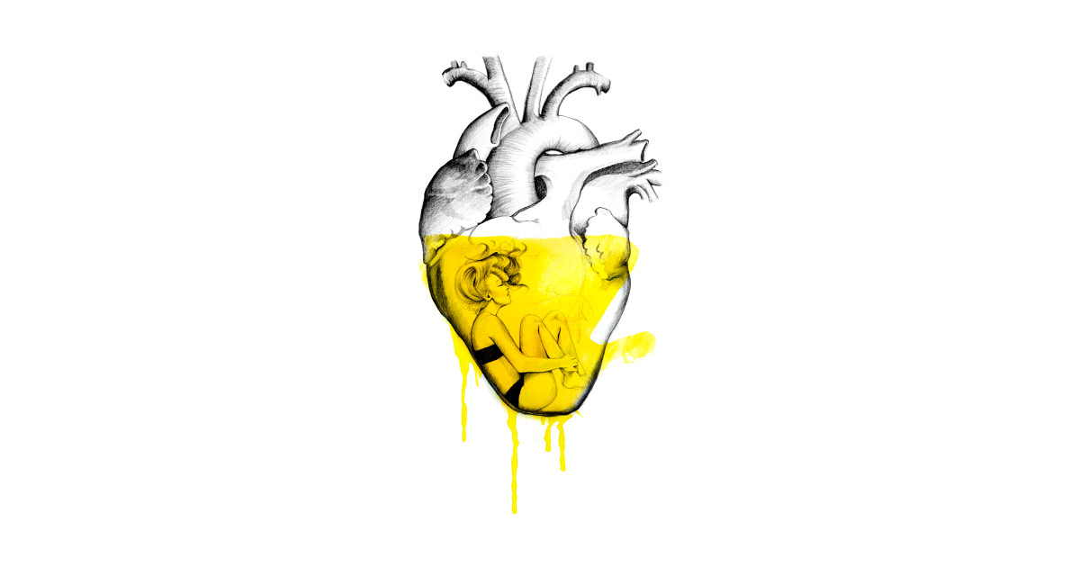 Drowning - Heart - Posters and Art Prints | TeePublic