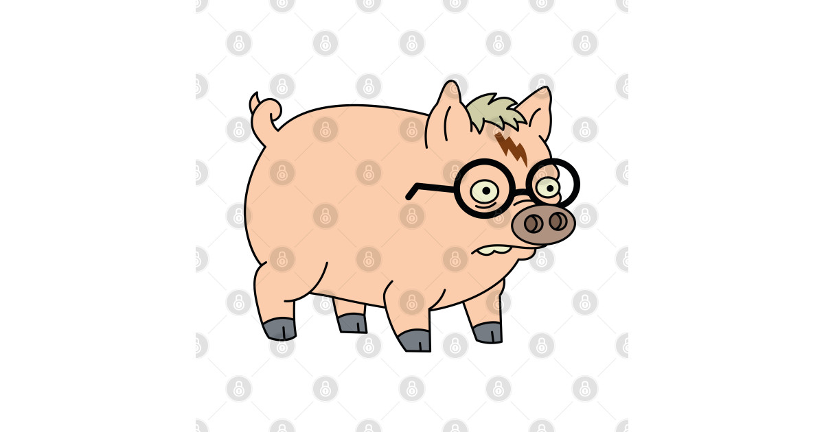 Harry Plopper - Pig - T-Shirt | TeePublic