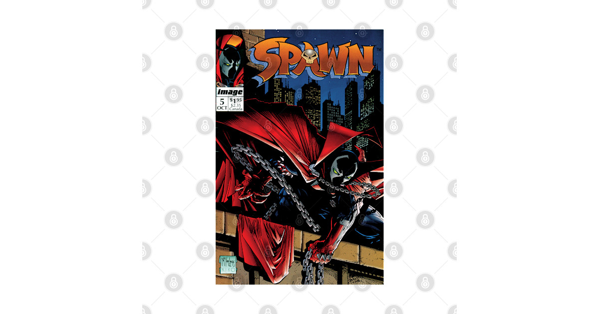 Original Spawn Issue #5 Cover NFT - Spawn - T-Shirt | TeePublic
