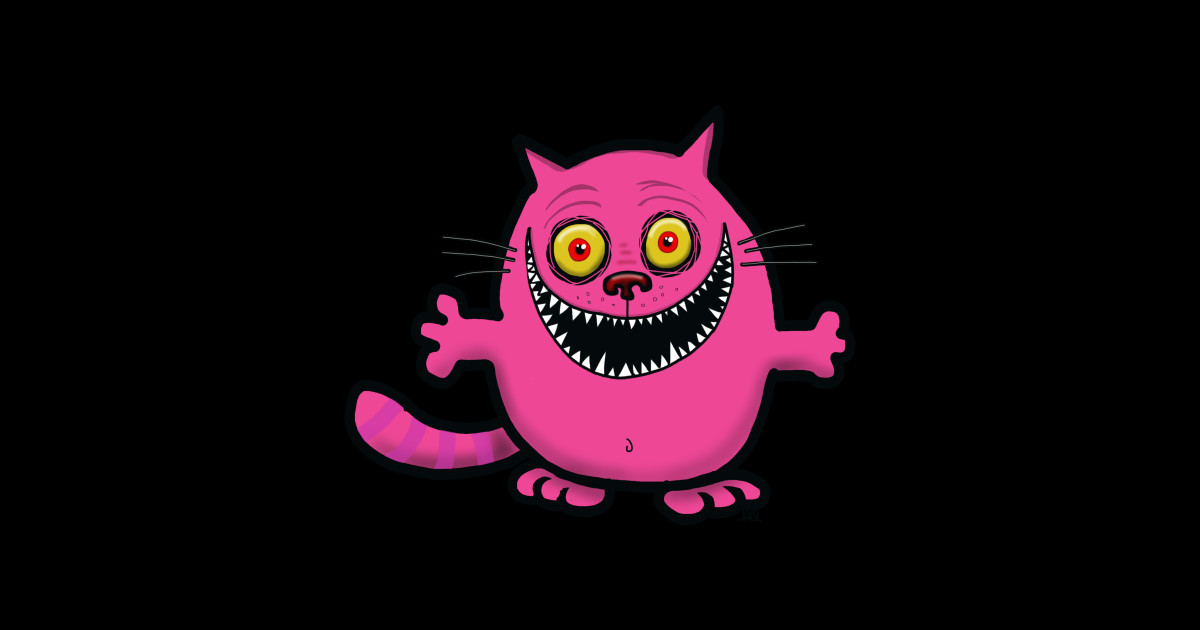 Freaky Cat - Freaky Cat - Sticker | TeePublic