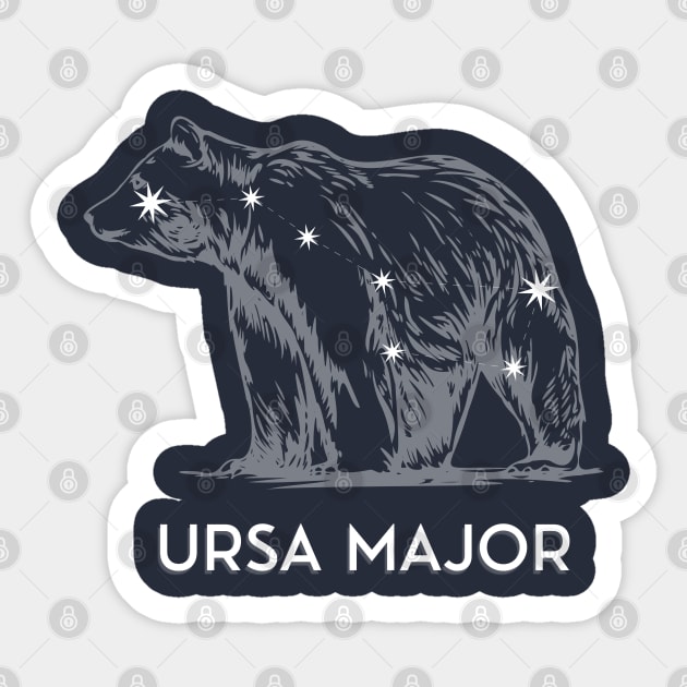Ursa Major Constellation - Ursa Major - Sticker | TeePublic