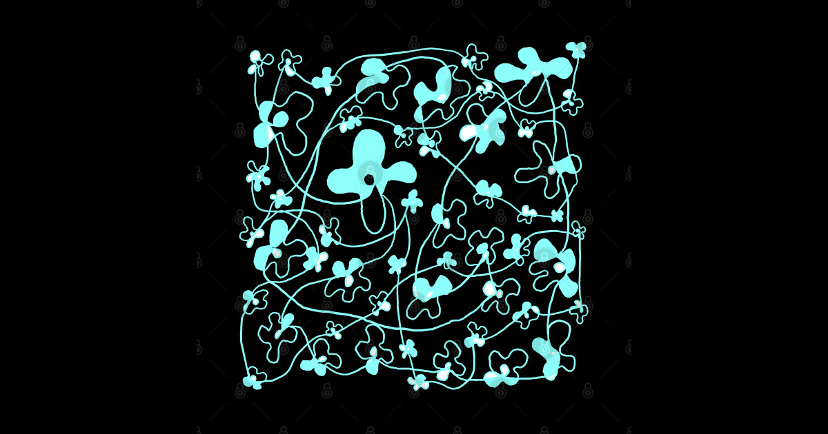 one line drawing, flower - One Line Drawing - Sticker | TeePublic