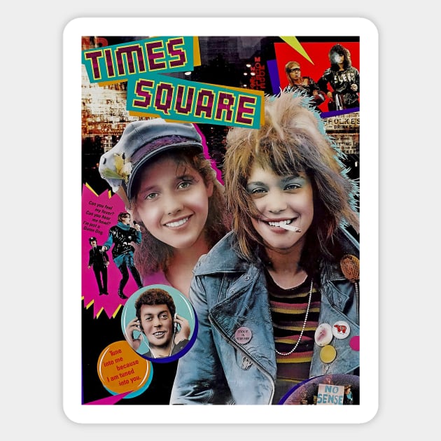 Times Square movie poster 1980 - Movies - Sticker | TeePublic