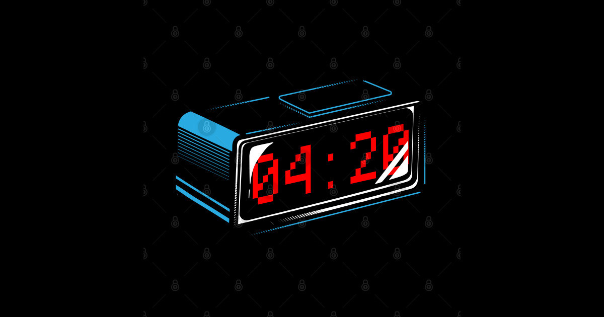 420 CLOCK - 420 - Sticker | TeePublic