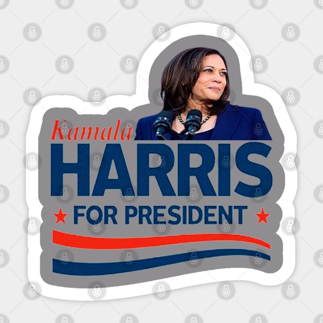 kamala harris for president - Kamala Harris - Sticker | TeePublic