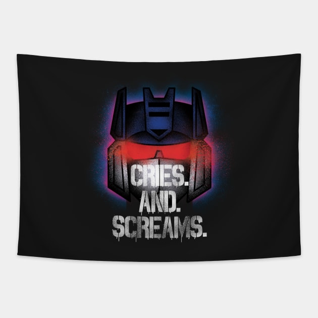 TF - Soundwave (with quote) - Transformers - Tapestry | TeePublic