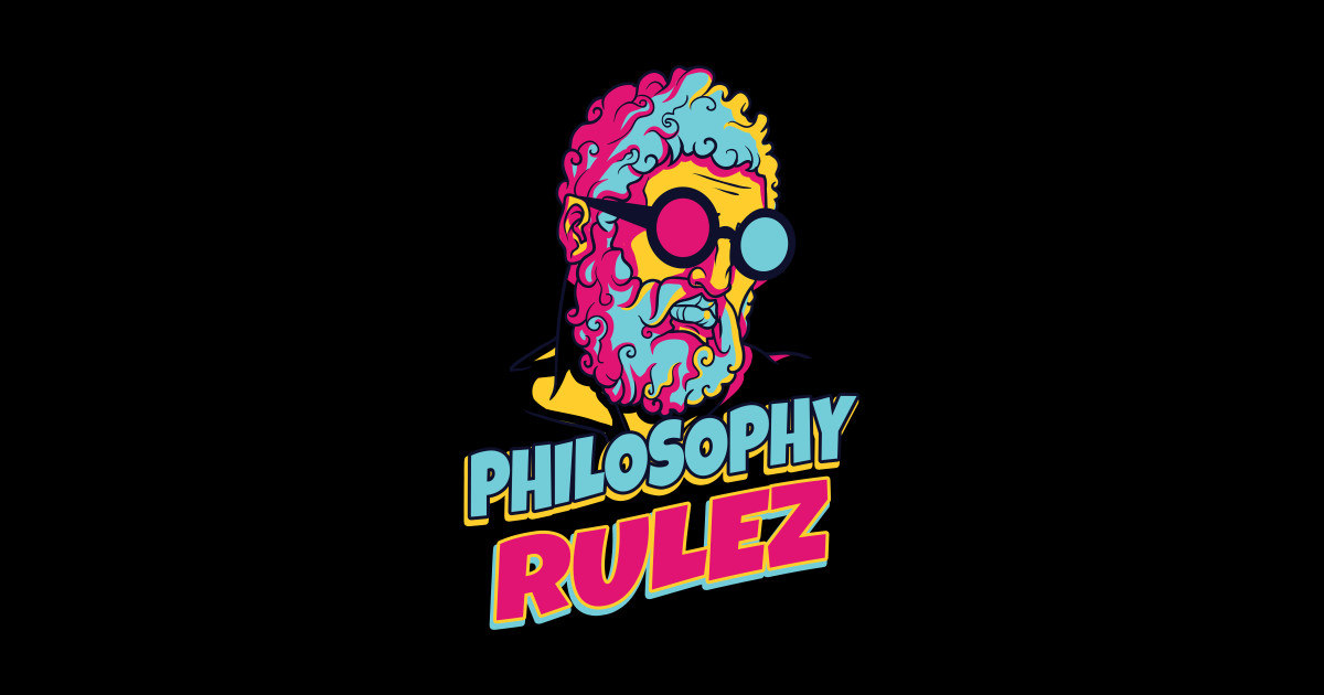 Philosopher Philosophy Humor - Philosophy - Sticker | TeePublic