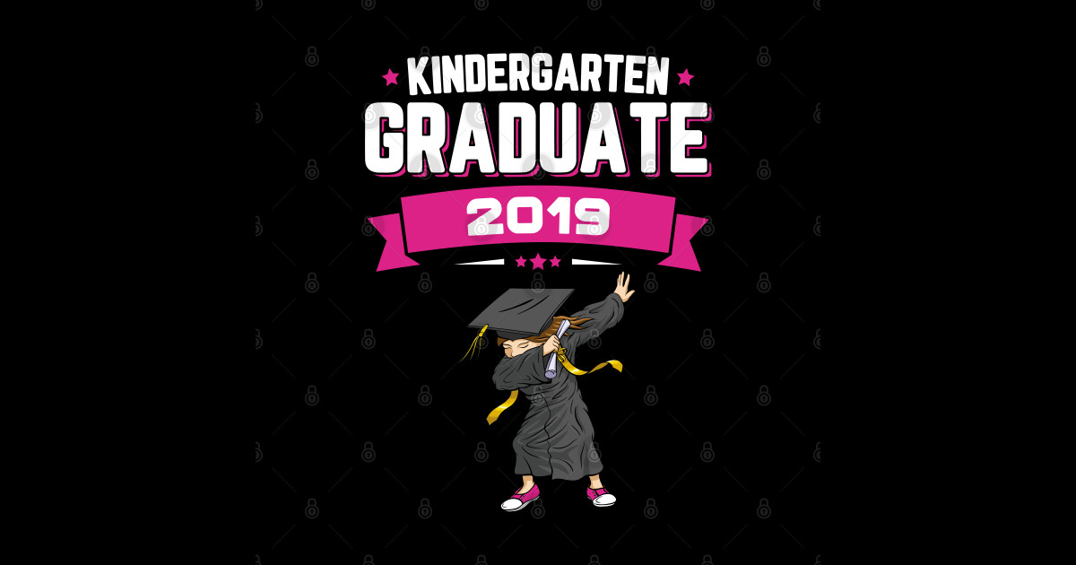 Dabbing Kindergarten Graduate Class Of 2019 Girls - Dabbing ...