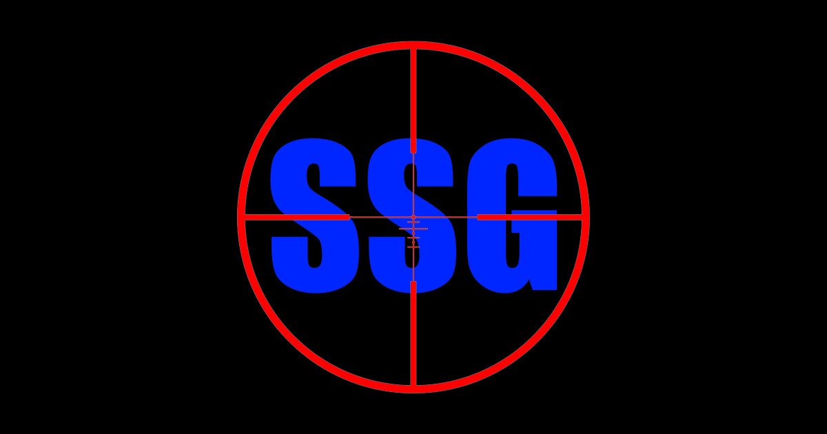 Blue SSG Logo - Specsniper - Sticker | TeePublic