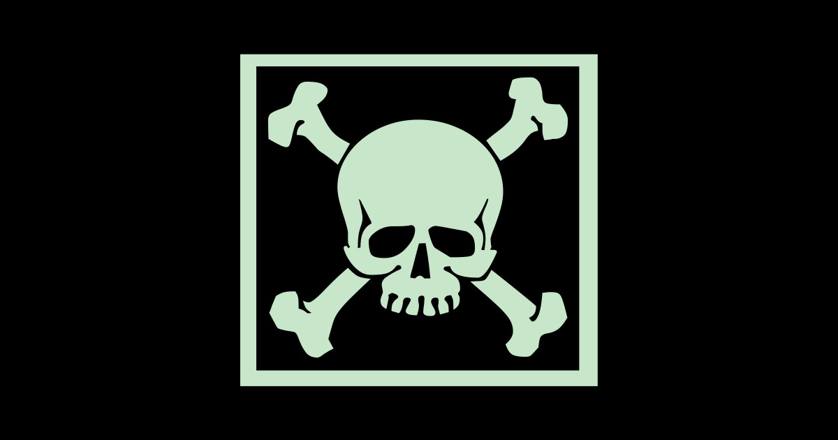 Rebel Rattle - Skull and Crossbones - Skull - Sticker | TeePublic