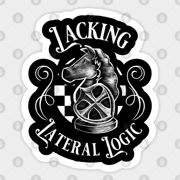 Knight Piece Chess Meme - Chess - Sticker | TeePublic