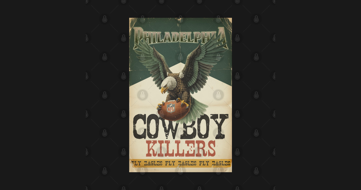 VINTAGE NEW COWBOY KILLERS EAGLE PHILADELPHIA - Cowboy Killers - T ...
