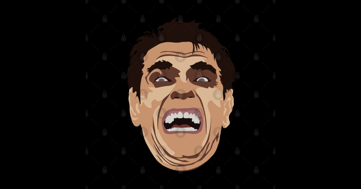 Arnold Screaming - Total Recall - Sticker | TeePublic
