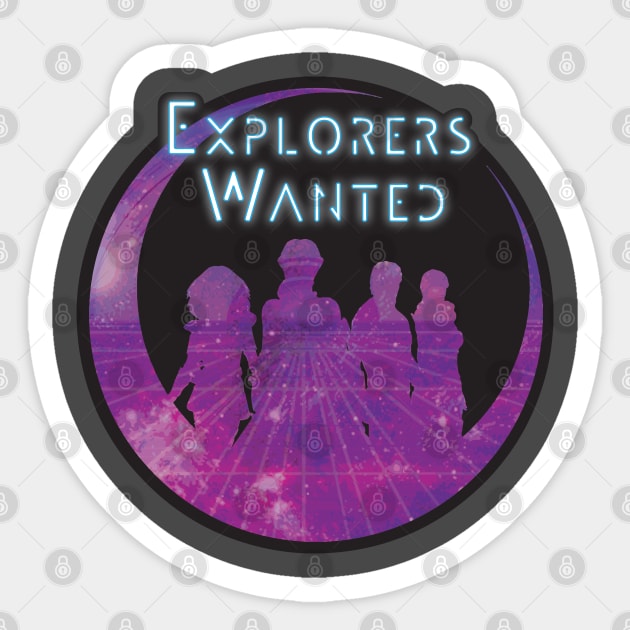 Explorers Wanted Logo - Explorerswanted - Sticker | TeePublic