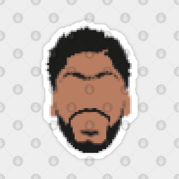Anthony Davis Face (Pixel Art) - Anthony Davis - Magnet | TeePublic