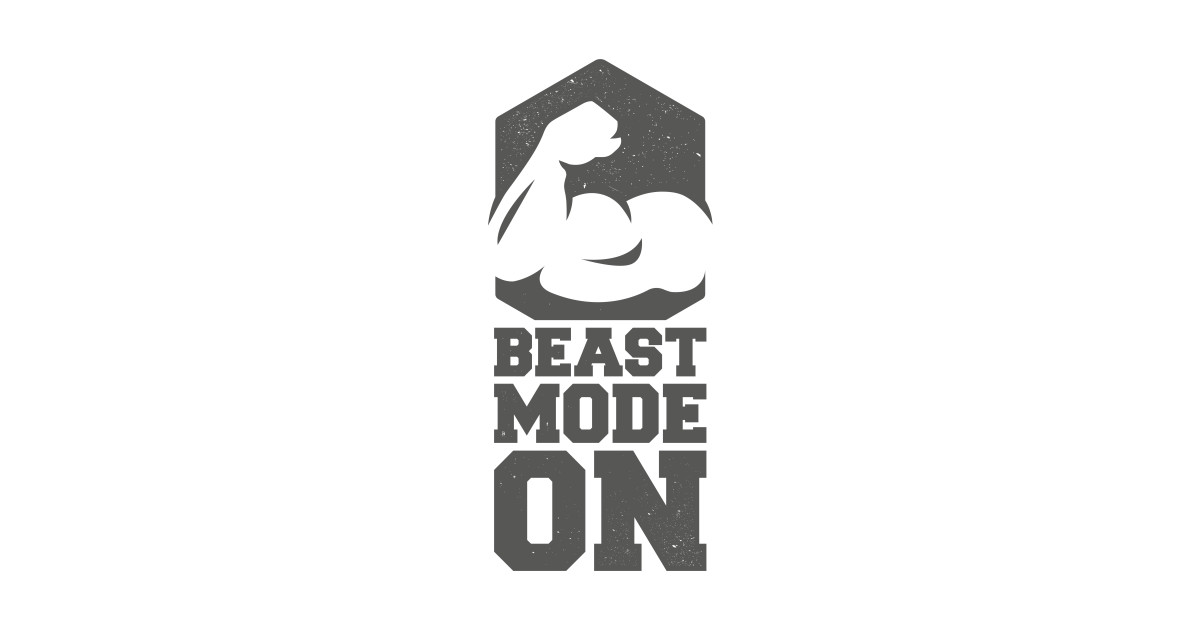 Beast mode - Gym Bodybuilding Motivation - T-Shirt | TeePublic