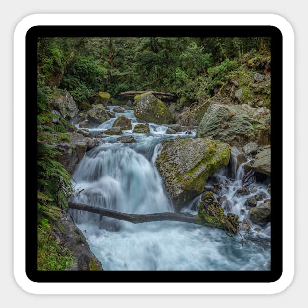 Waterfall Series 4 - Waterfall - Sticker | TeePublic