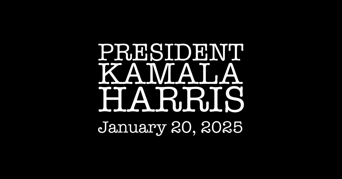 President Kamala Harris (Text 2) - Kamala Harris - Sticker | TeePublic