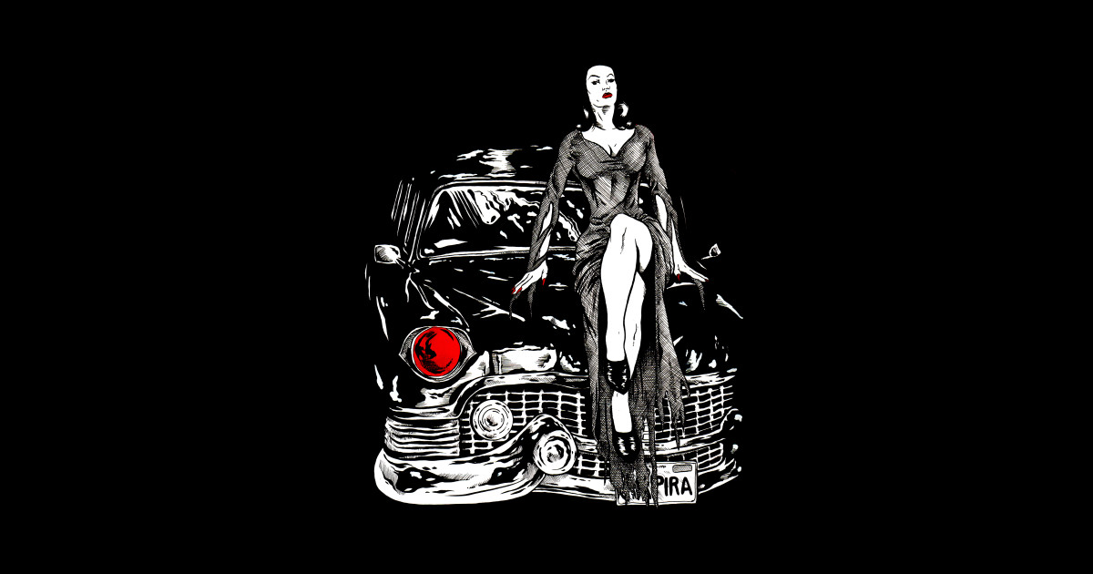 The original horror hostess - Vampira - Sticker | TeePublic