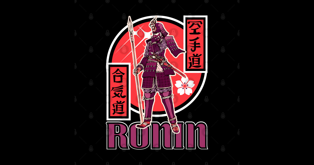 Ronin Samurai - Samurai - Sticker | TeePublic