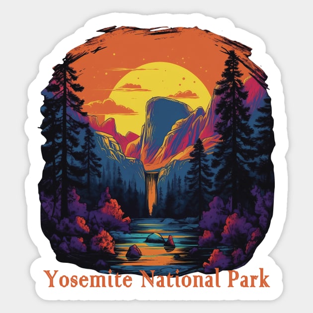 Yosemite National Park - Yosemite - Sticker | TeePublic