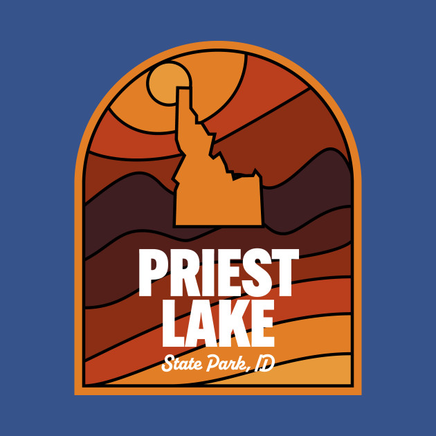 Priest Lake State Park Idaho - Priest Lake State Park - T-Shirt Designed & Sold By Denfo