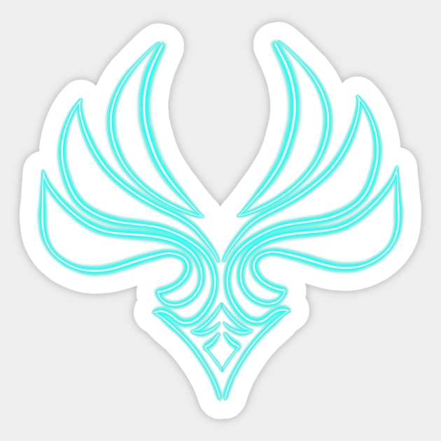 Genshin Impact - Anemo Logo - Genshin - Sticker | TeePublic