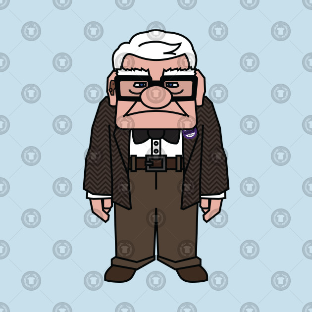 Carl Fredricksen (Up) - Carl Fredricksen - T-Shirt | TeePublic