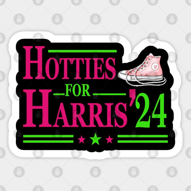Hotties For Harris '24 - Harris - Sticker | TeePublic
