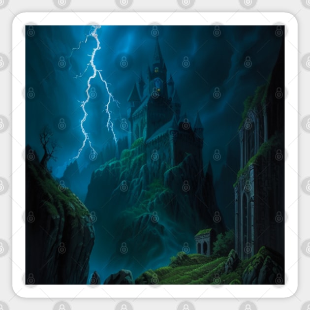 Curse of Strahd Scene - Lightning Strike on Castle Ravenloft - Curse Of ...