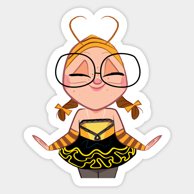 Bee Kid - Bee - Sticker | TeePublic