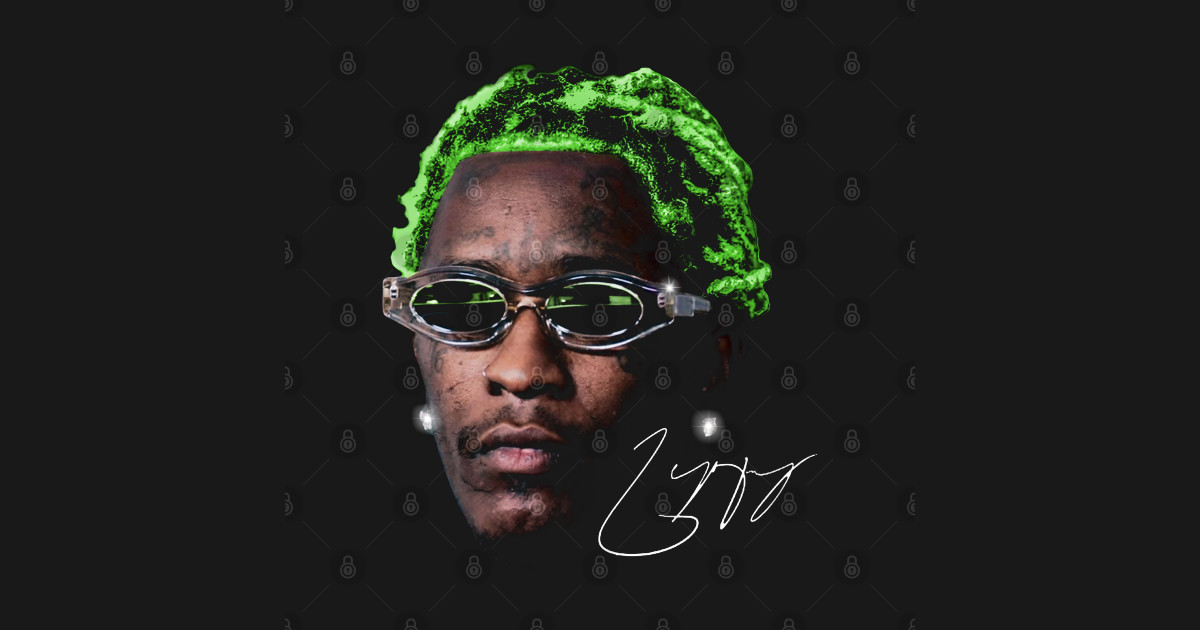 Young Thug Head Green - Young Thug - T-Shirt | TeePublic