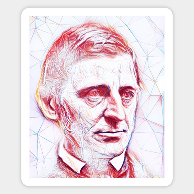 Ralph Waldo Emerson Portrait | Ralph Waldo Emerson line art - Ralph ...