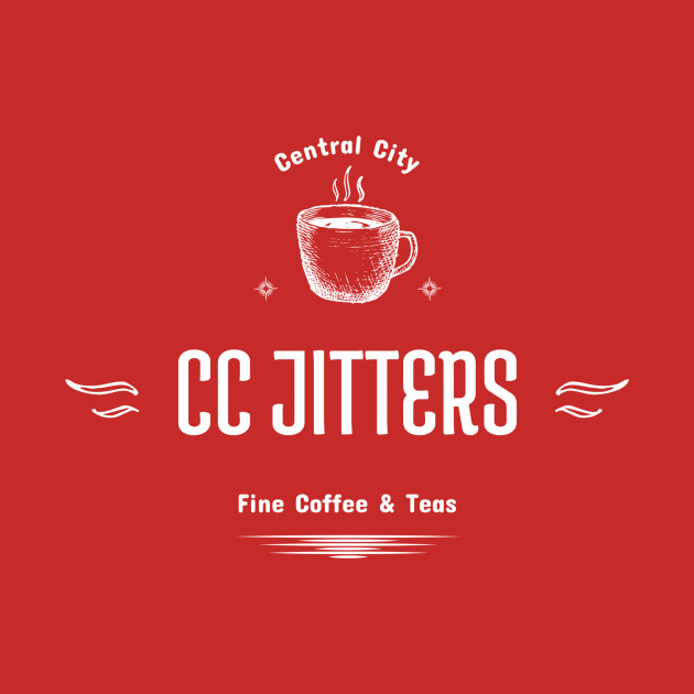 CC Jitters - Fine Coffee & Teas - The Flash - T-Shirt | TeePublic