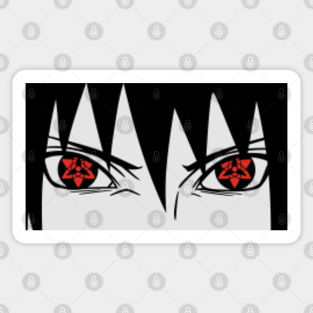 Sasuke sharingan - Sasuke Uchiha - Sticker | TeePublic
