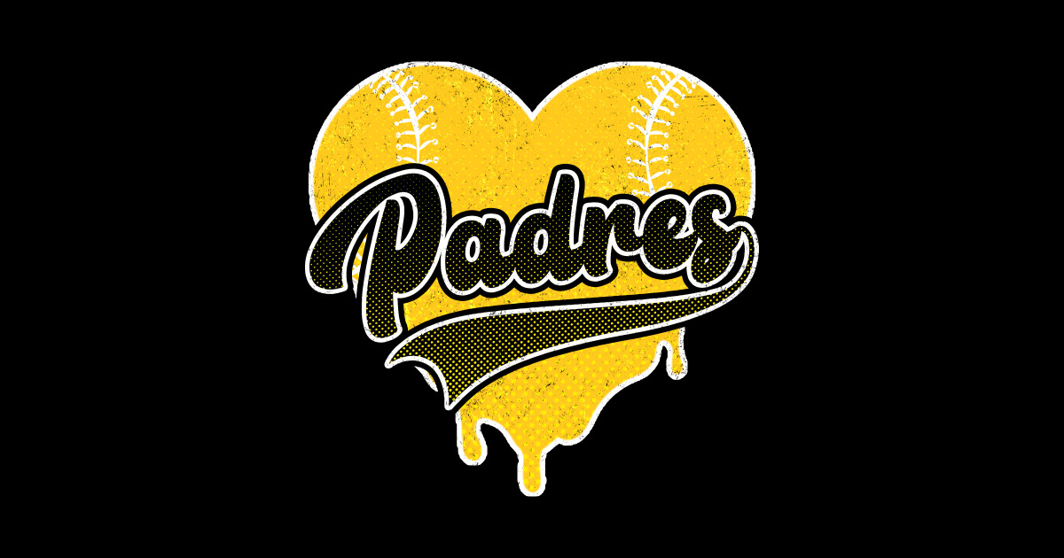 Padres Heart Personalized - Padres Heart Personalized - Posters and Art ...