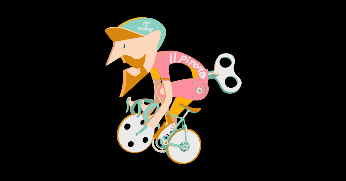 le Tour de France pirate - Rider Cycle Bicycle - Sticker | TeePublic