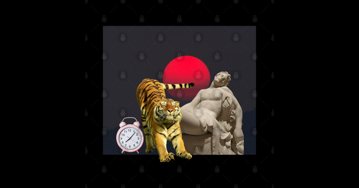 Monday Morning - Tiger - Sticker | TeePublic