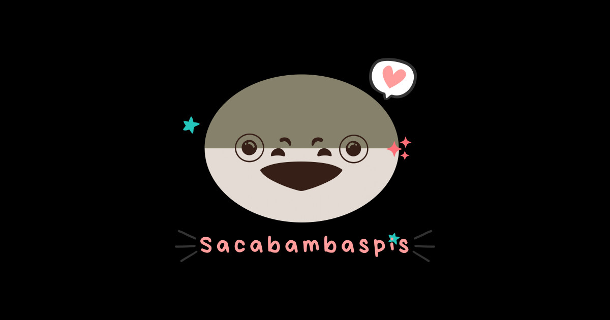 Smiling Sacabambaspis Fish Face Cute Kawaii - Paleontology - Sticker ...