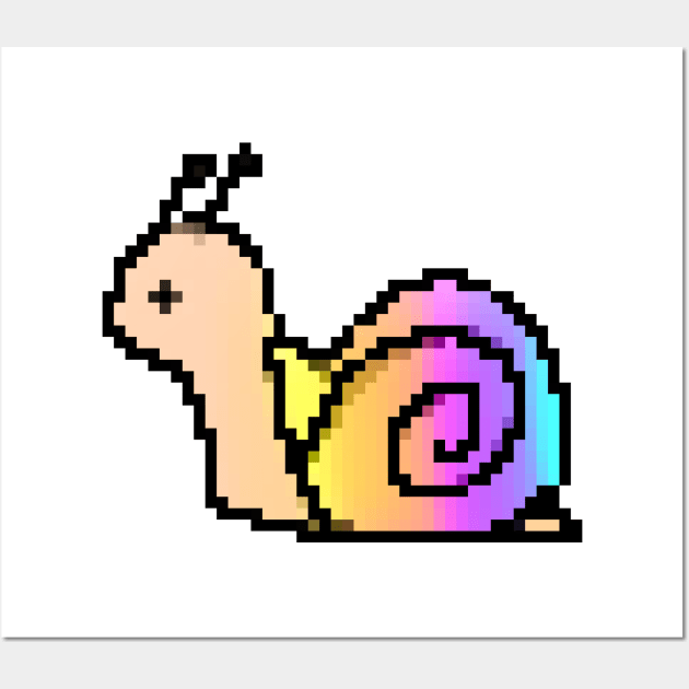 snail pixel art ,2d pixel illustration - Pixelart - Posters and Art ...