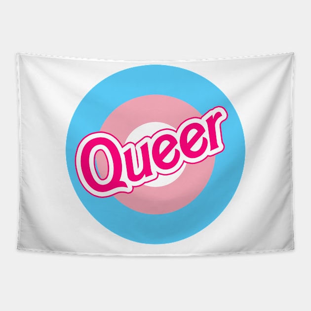 Queer - Trans Target - Trans Pride Flag 2.0 - Trans Pride - Tapestry ...